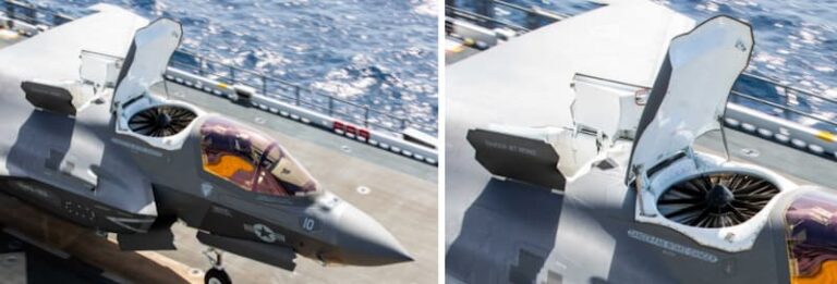 F-35BライトニングIIの冷たい空気のリフトファンと推力偏向ノズル | 写真で学ぶ航空機のモノづくり